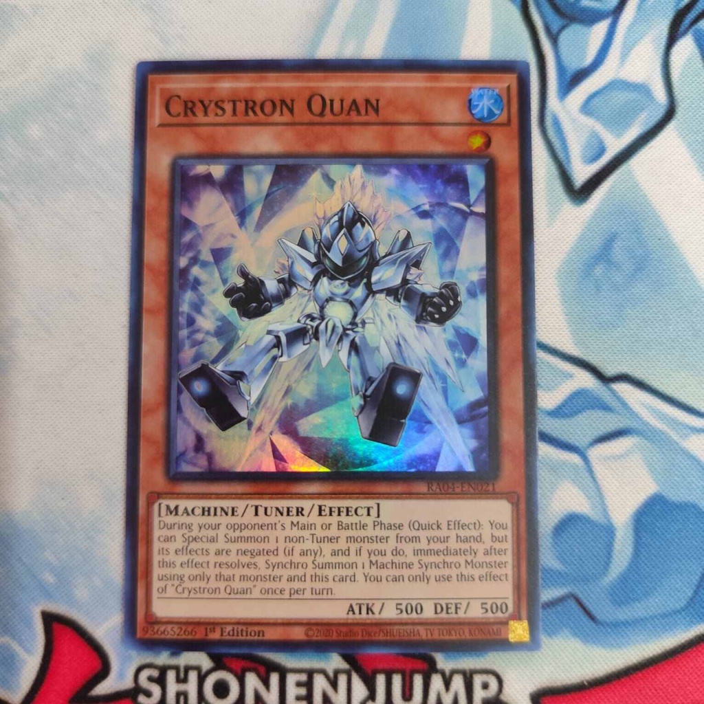 Jual yugioh crystron quan RA04 super rare original | Shopee Indonesia