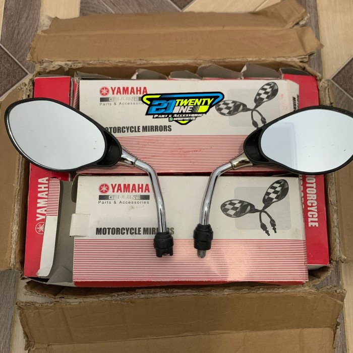 Jual spion yamaha x1 125z original yamaha malaysia chrome | Shopee ...