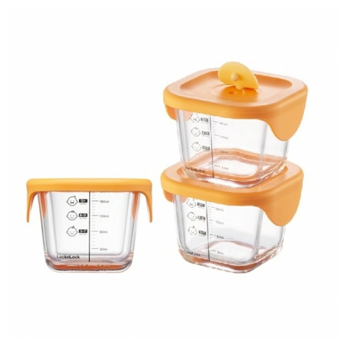 Jual LonLo Baby Food Container 260ml x 3P | Shopee Indonesia