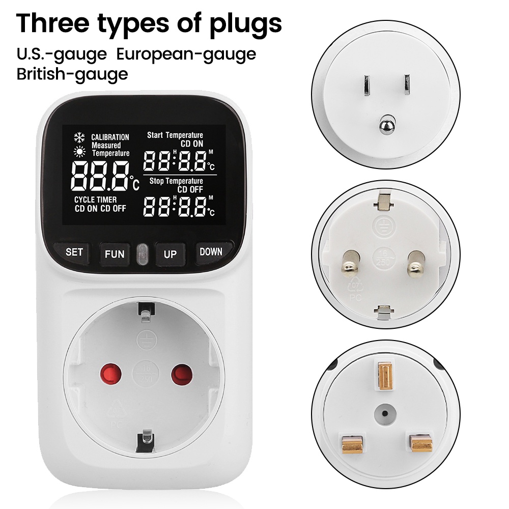 Jual Intelligent Digital Temperature Control Socket Heating Cooling ...