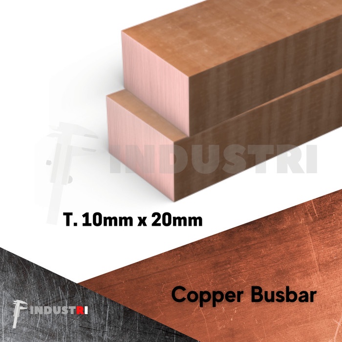 Jual Busbar Tembaga 10mm x 20mm Copper Busbar harga per 1 cm | Shopee ...