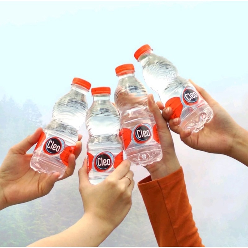 Jual Cleo 330ml-air minum cleo 330ml-cleo water 330ml-cleo 330 ml 1 dus 24 botol | Shopee Indonesia
