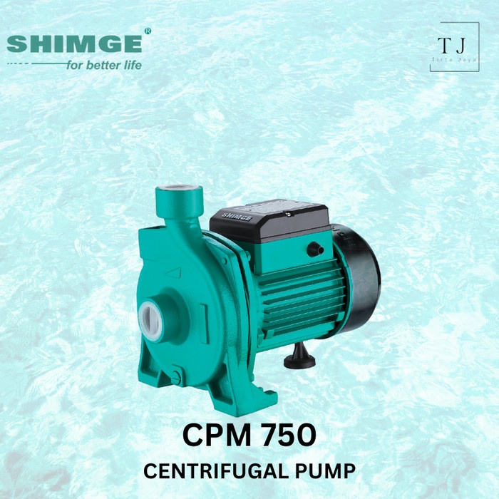 Jual Pompa Air Sentrifugal SHIMGE CPM 158 1 HP 750 Watt 1" 1 Ph ...