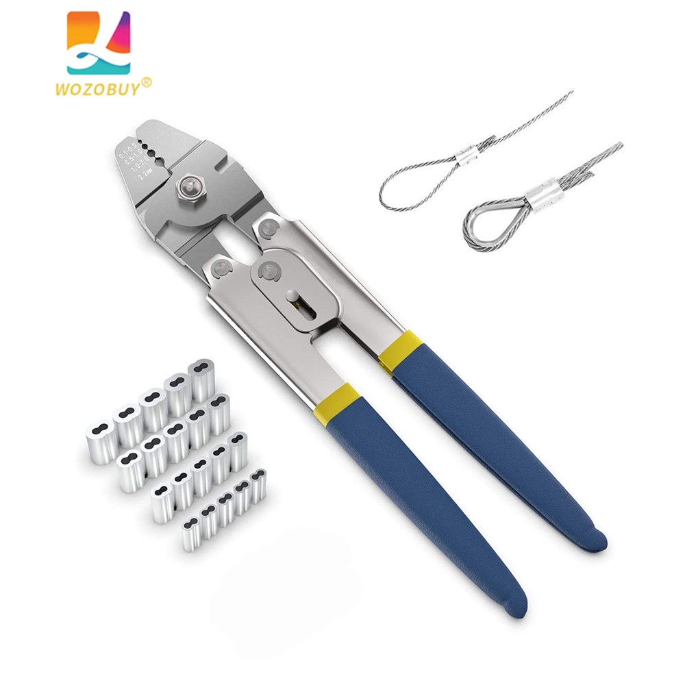 Jual Wire Rope Crimping Swaging Tool Cable Crimps - for Aluminum Double ...