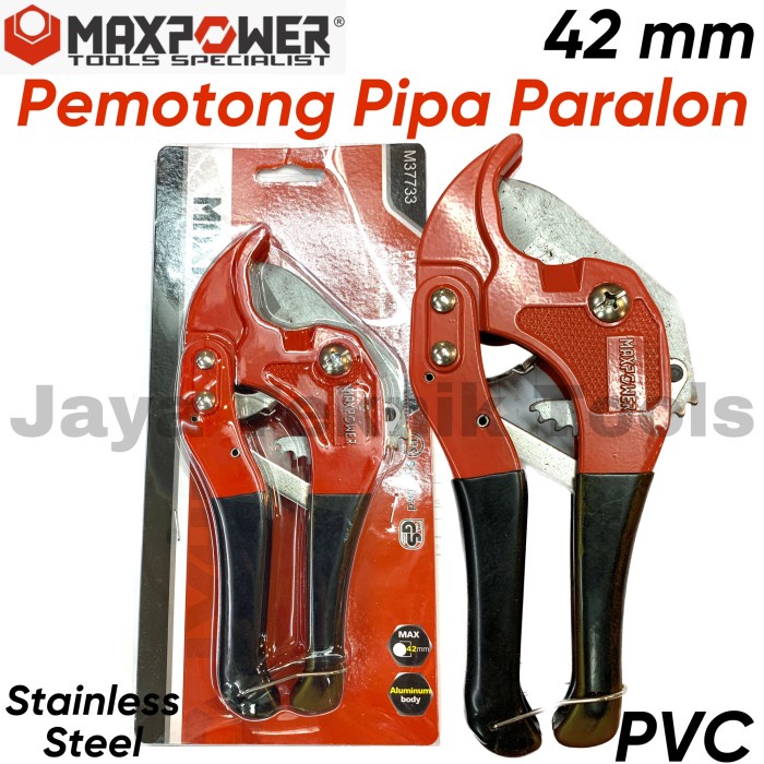 Jual Pemotong Pipa Paralon PVC 42mm Pipe Cutter Maxpower Stainless ...