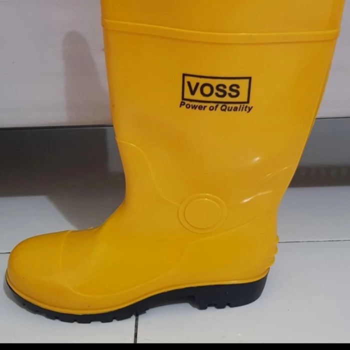 Jual SEPATU BOOT KUNING / SAFETY BOOT / SEPATU KERJA BOOT KUNING ...