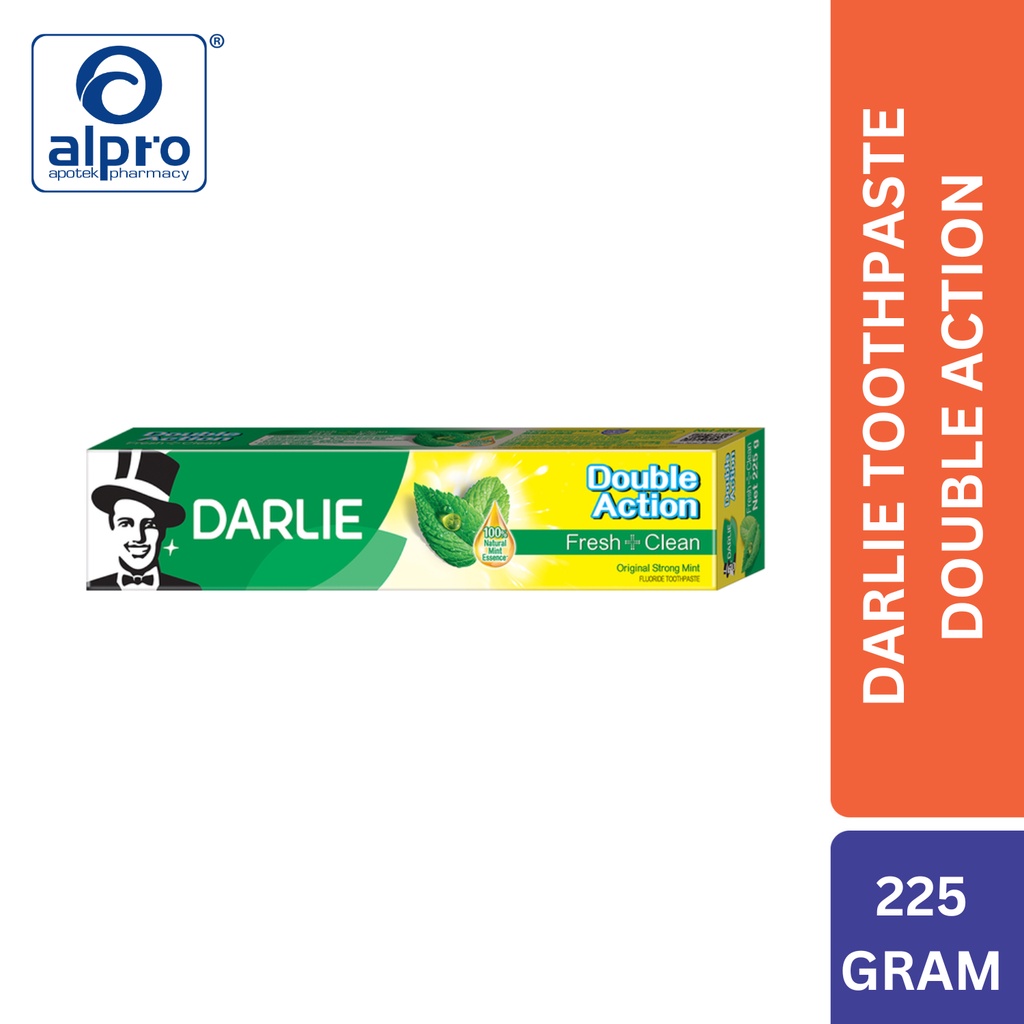 Jual DARLIE TOOTHPASTE DOUBLE ACTION 225G | Shopee Indonesia