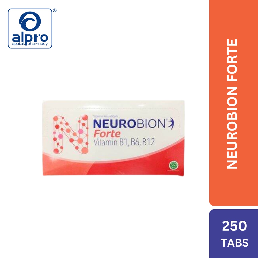 Jual Neurobion Forte 1 Box Isi 25 Strip 250 Tablet | Shopee Indonesia