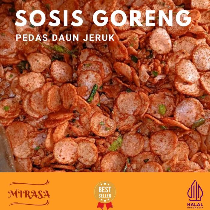 Jual Sosis Goreng Pedas Daun Jeruk 1KG - Cemilan Pedas Makanan Sosreng ...