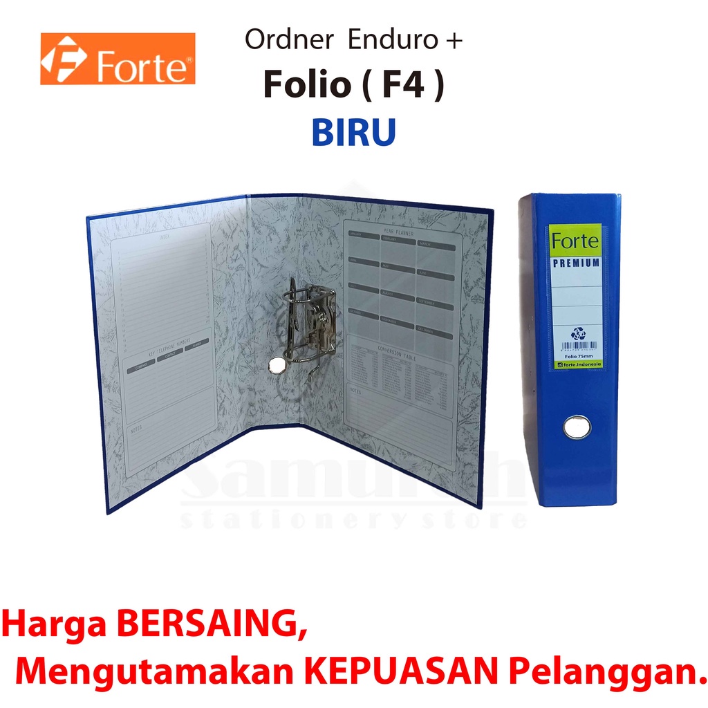 Jual iK! Ordner Forte Premium Enduro + Laminasi Ukuran Folio / F4 ...