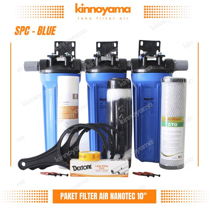 Jual Filter Air Sumur Bor / Zat Besi / Paket Filter 3 Tahap SPC ...