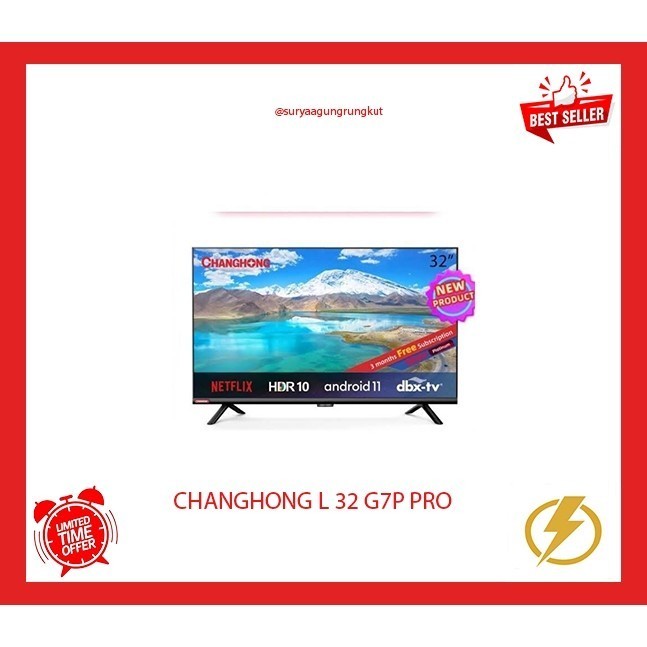 Jual LED TV CHANGHONG DIGITAL 32 INCH - L 32 G7P PRO | Shopee Indonesia