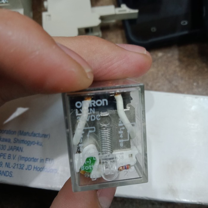 Jual Jt Mntb" Relay Omron Ly2N 24Vdc/Omron Ly2N 24Vdc Original | Shopee ...