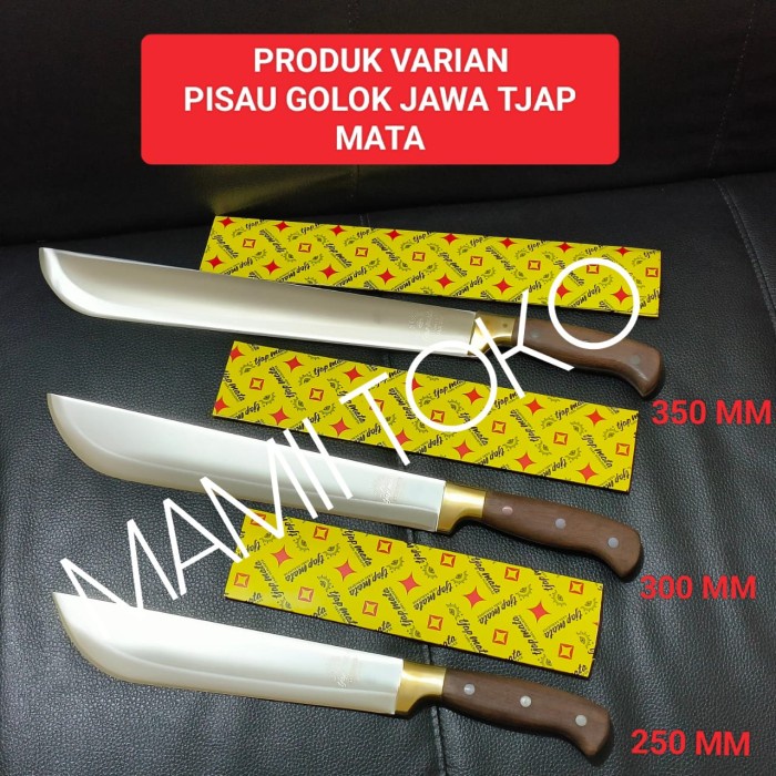 Jual Tjap Mata Golok Stainless Steel Jawa Pisau Potong Sembelih Parang ...