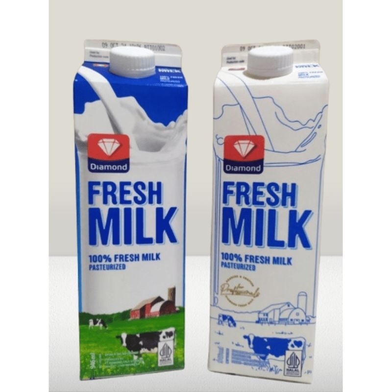 Jual Freshmilk Diamond Fresh milk diamond 1 karton Susu Segar diamond ...