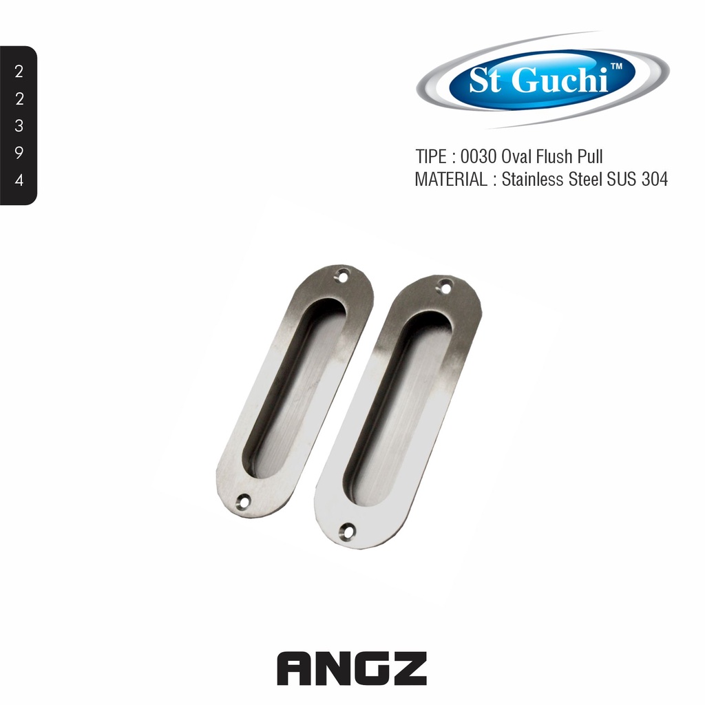 Jual Flush Pull Sliding Door Handle Tanam Tarik Pintu Geser ST GUCHI ...
