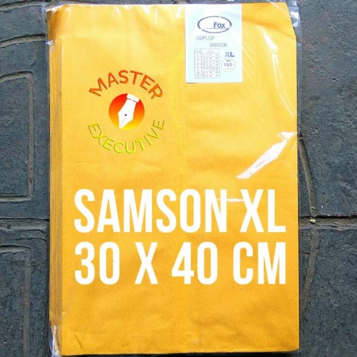 Jual ATKJaya- Fox Amplop XL Samson Coklat - 30 x 40 cm - Super Map ...
