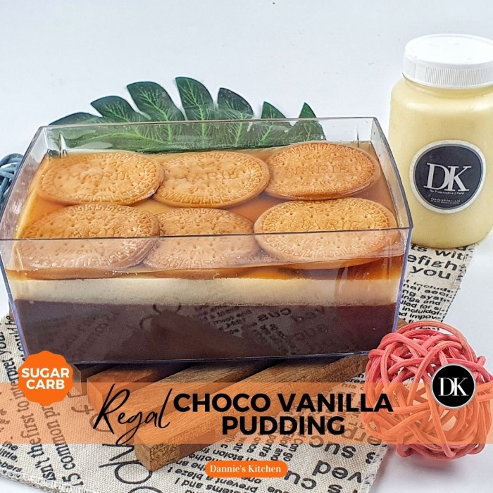 Jual REGAL CHOCO VANILLA PUDDING NON KETO | Shopee Indonesia