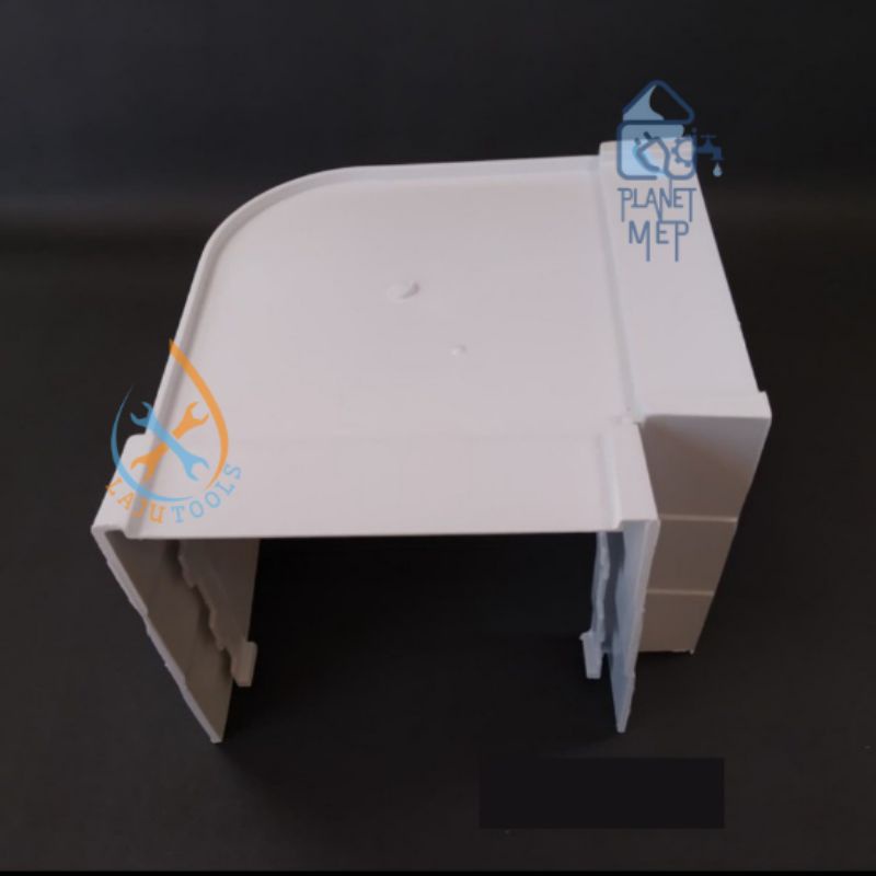 Jual ASVIRA Brlokan Talang Kotak 4 Inch PVC Putih | Shopee Indonesia