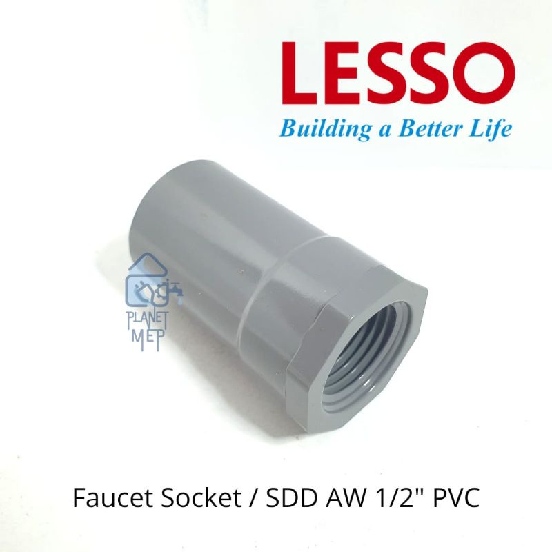 Jual LESSO Socket Drat Dalam AW 1/2" / Faucet Socket / SDD | Shopee Indonesia
