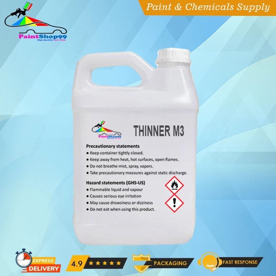 Jual Thinner M3 Pengencer Sablon 1 Liter | Shopee Indonesia