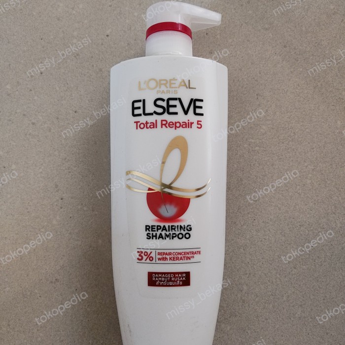 Jual Loreal Paris Elseve Total Repair 5 Repairing Shampoo 620ml ...