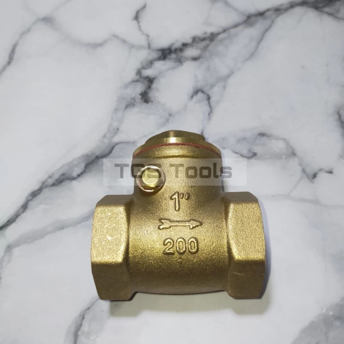 Jual PREMIUM Check Valve 1 inch - Klep Tabok - SWING CHECK VALVE - Onda ...
