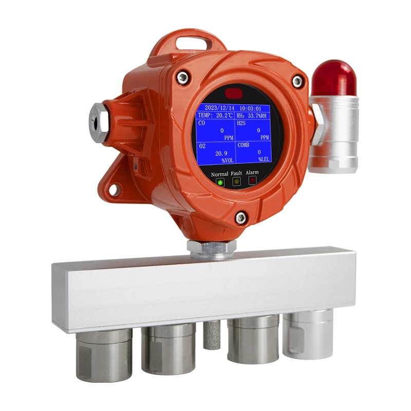 Jual Fixed Multi Gas Detector Ex O2 Ch4 Co2 Co So2 Gas Sensor Ozone ...