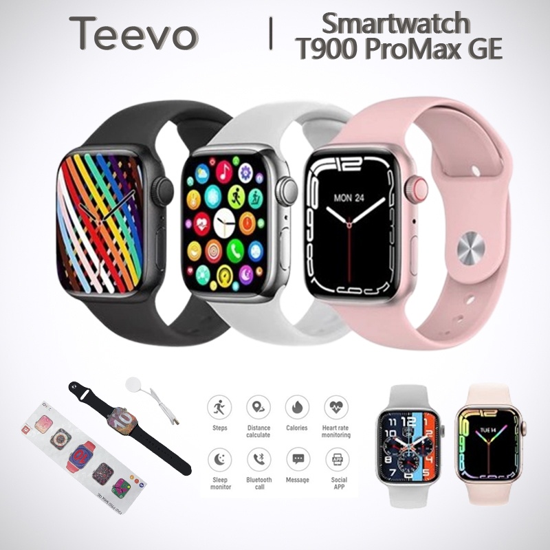 Jual Teevo Smarttch T900 Pro Max GE 2.3Inci Amoled Pria nita Bluetooth ...