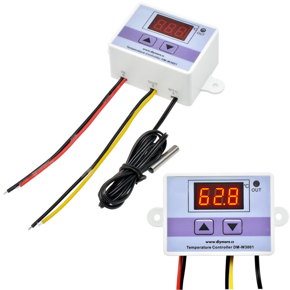 Jual Temperature Controller DC 24V 110V-220V 12V Digital LED ...