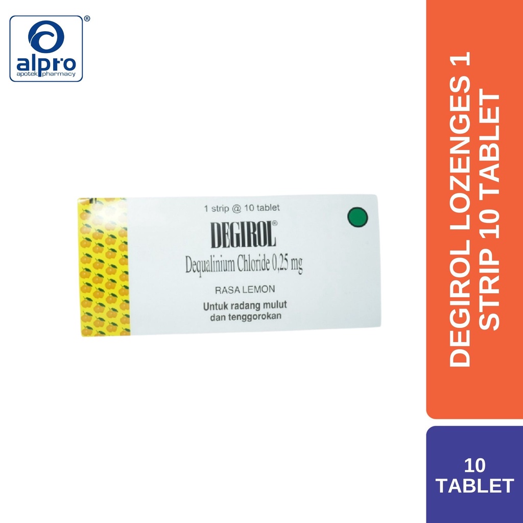 Jual Degirol Lozenges 10S | Shopee Indonesia