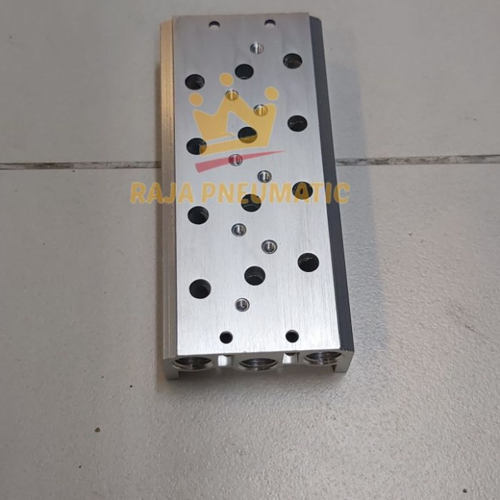 Jual MANIFOLD SOLENOID VALVE ANGIN VF3130 / SF / SV210 1/4 UNTUK 4 ...