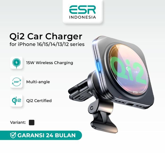 Jual ESR Qi2 15W Magnetic Wireless Car Charger HaloLock Magsafe Phone Holder Mobil Air Vent ...