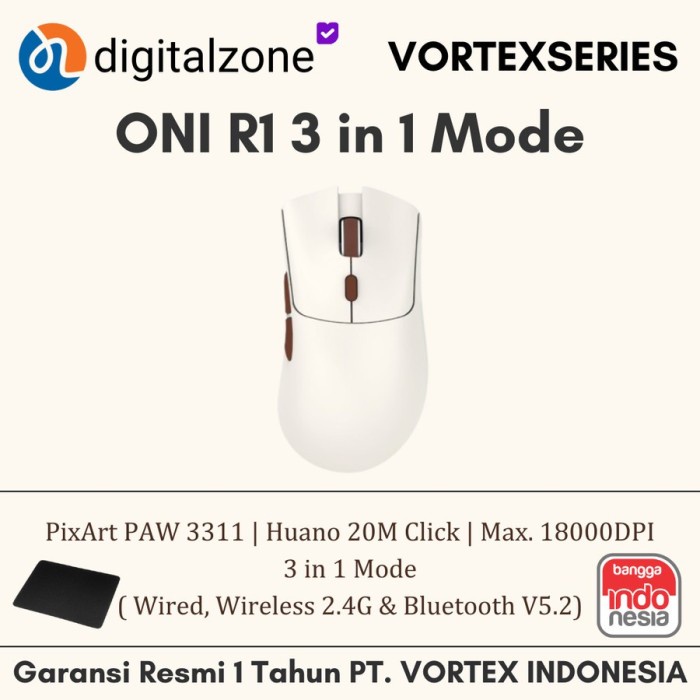 Jual [BestSeller] Mouse Vortex ONI R1 Vortexseries R1 Vortex R1 ...