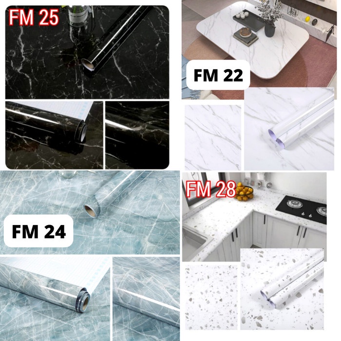 Jual JTTOP" WALLPAPER STIKER STICKER DINDING MOTIF MARMER MARBLE ...