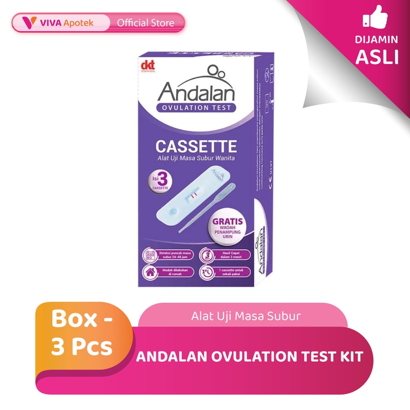 Jual Andalan Ovulation Test Kit untuk Alat Uji Masa Subur (Box - 3 ...