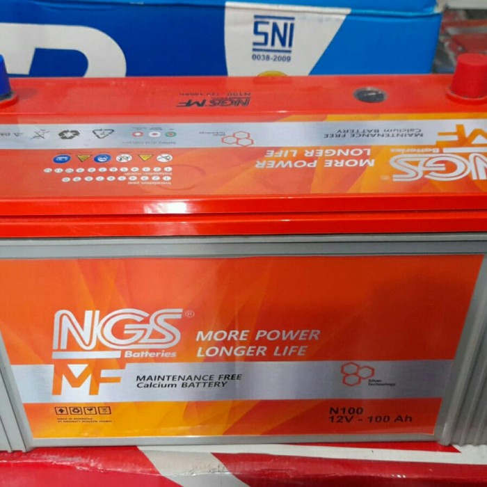 Jual Terpopuler Aki Ngs Mf N100 Mf 12V 100Ah | Shopee Indonesia