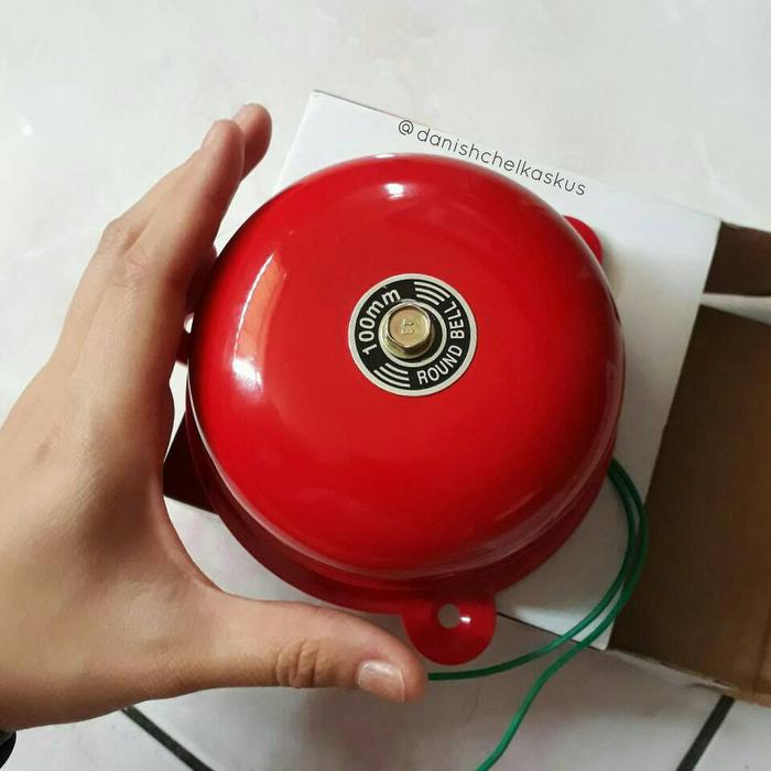 Jual JTTOP" ROUND BELL BEL KRING LISTRIK PABRIK SEKOLAH KANTOR FIRE ...