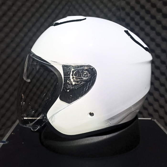Jual Helm Half Face Mla Kyoto Warna Solid Abs Original Sni Kaca ...