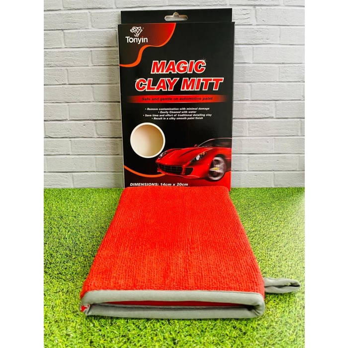 Jual MAGIC CLAY MITT / MICROFIBER CLAY MITT PAD FOR CAR WASHING REMOVAL ...