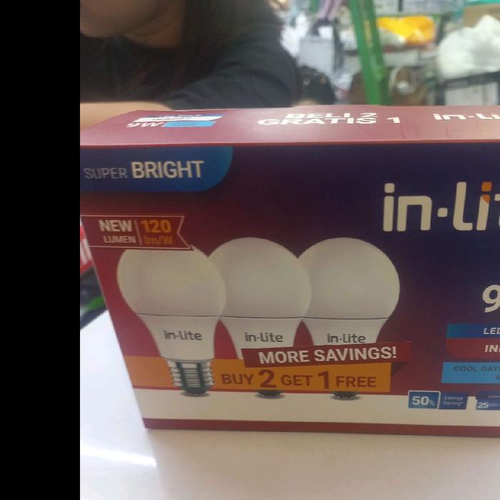 Jual Bohlam Inlite Led Paket Murah 5W, 7W, 9W,12W Fiting E27 - Warm ...