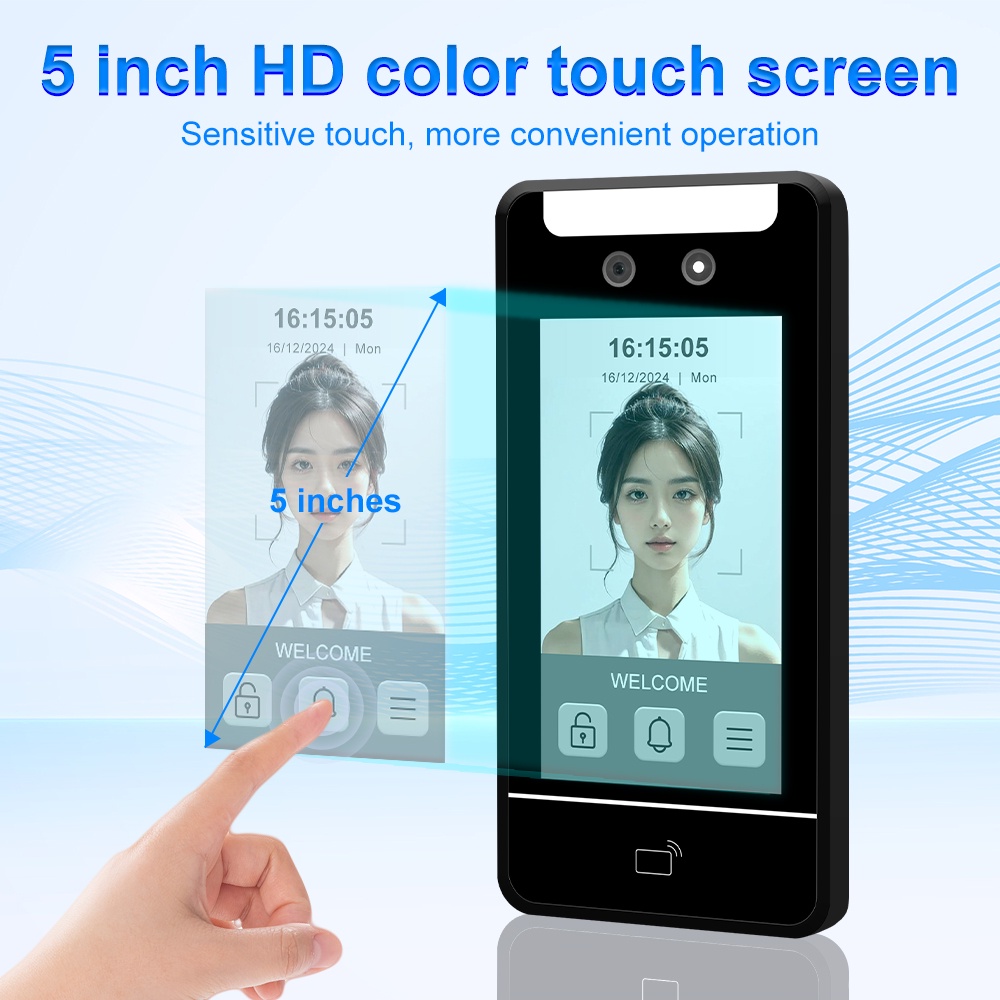 Jual Face Recognition Access Control System Kits Door Employee ...