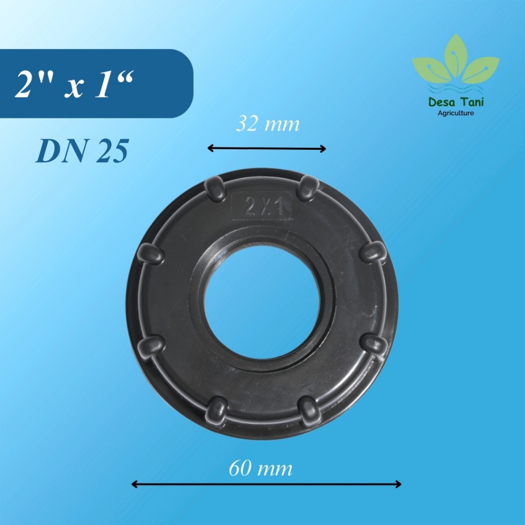 Jual L A K O E Tutup Kran Adaptor Kran Ibc Kempu 1000 Liter 1/2" 3/4" 1 ...