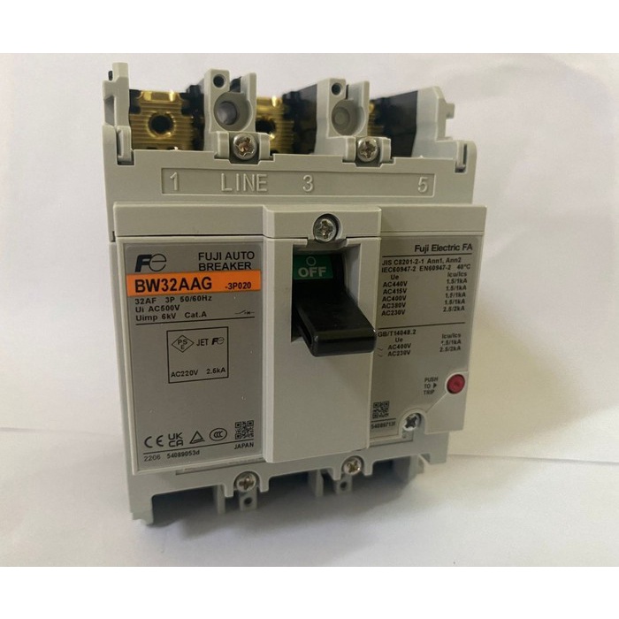 Jual Fuji Mccb Nfb Bw32Aag 3P 30A 1,5Ka Original | Shopee Indonesia
