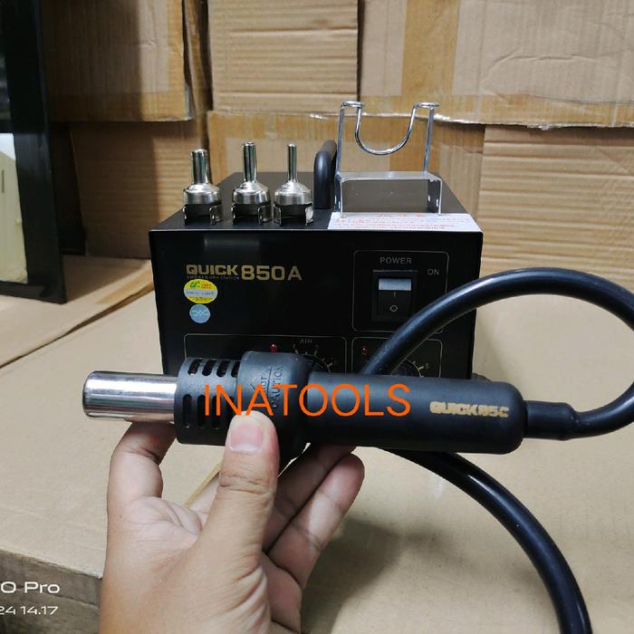 Jual HOT AIR BLOWER UAP SOLDER QUICK 850A 550W ORI ALAT PEMBUKA IC HP SESUAI FOTO | Shopee Indonesia
