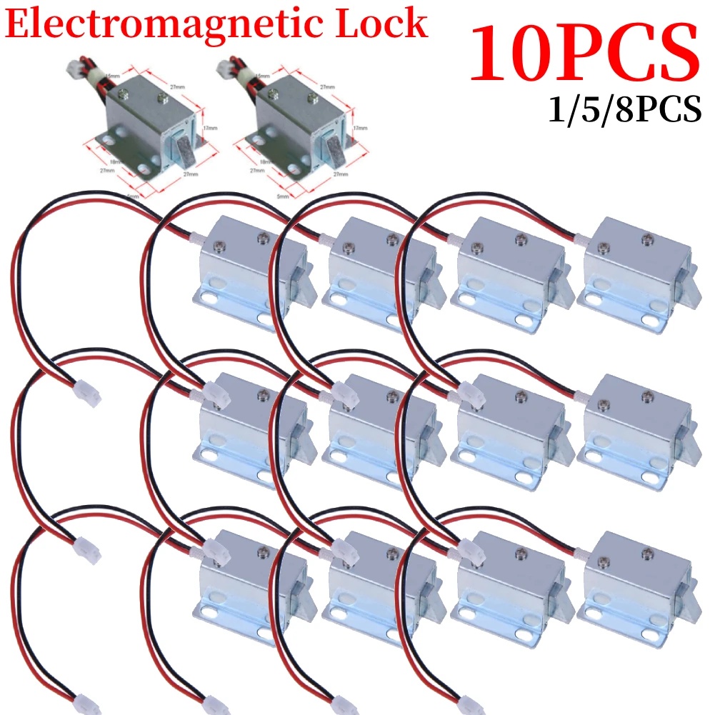 Jual DC 12V Small Electromagnetic Lock Storage Cabinets Electronic Lock ...