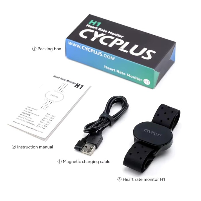 Jual CYCPLUS Heart Rate Monitor Armband Wrist Strap for Bluetooth 4.0 ANT+ | Shopee Indonesia