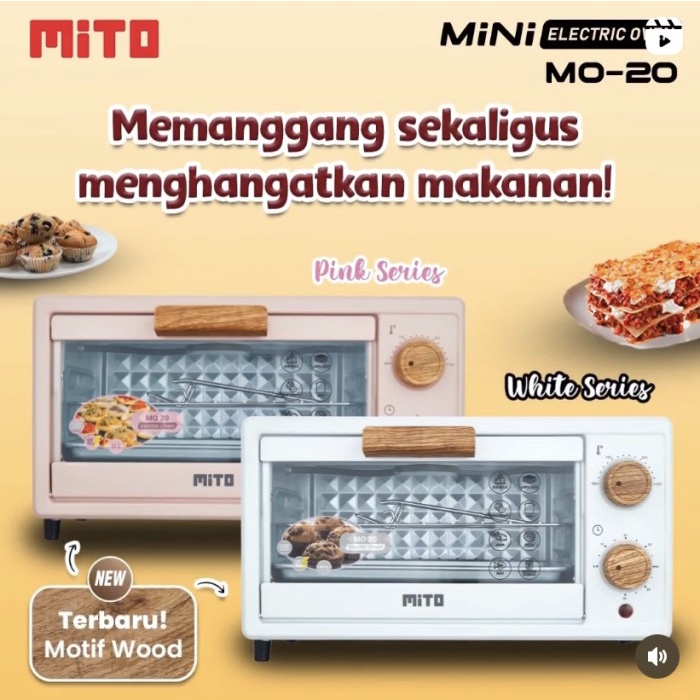 Jual MITO OVEN LISTRIK MINI MITO MO 20 KAPASITAS 11 LITER | Shopee Indonesia