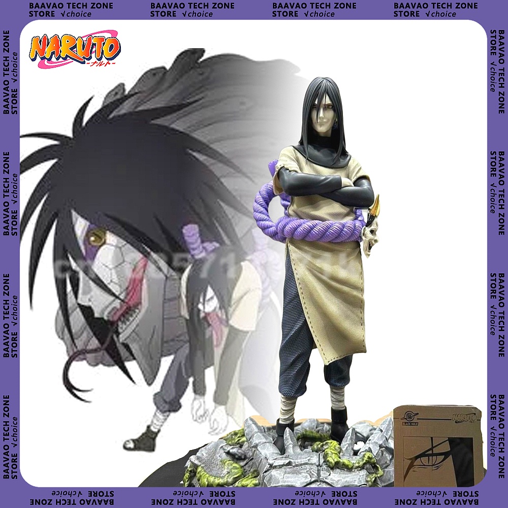 Jual Naruto Anime Figure Orochimaru Figures Black Hole Orochimaru ...