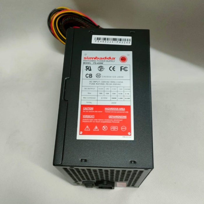 Jual [Expert] Power Supply Simbadda 450 watt / Simbada 450w 20+4Pin ...